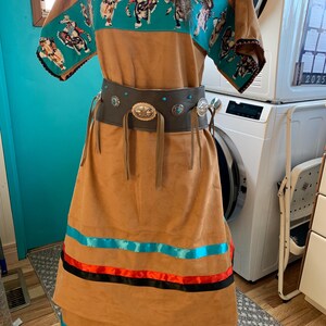 First Nations Tribal Dancers Ladies Costume. Pow Wow Ceremonial ...