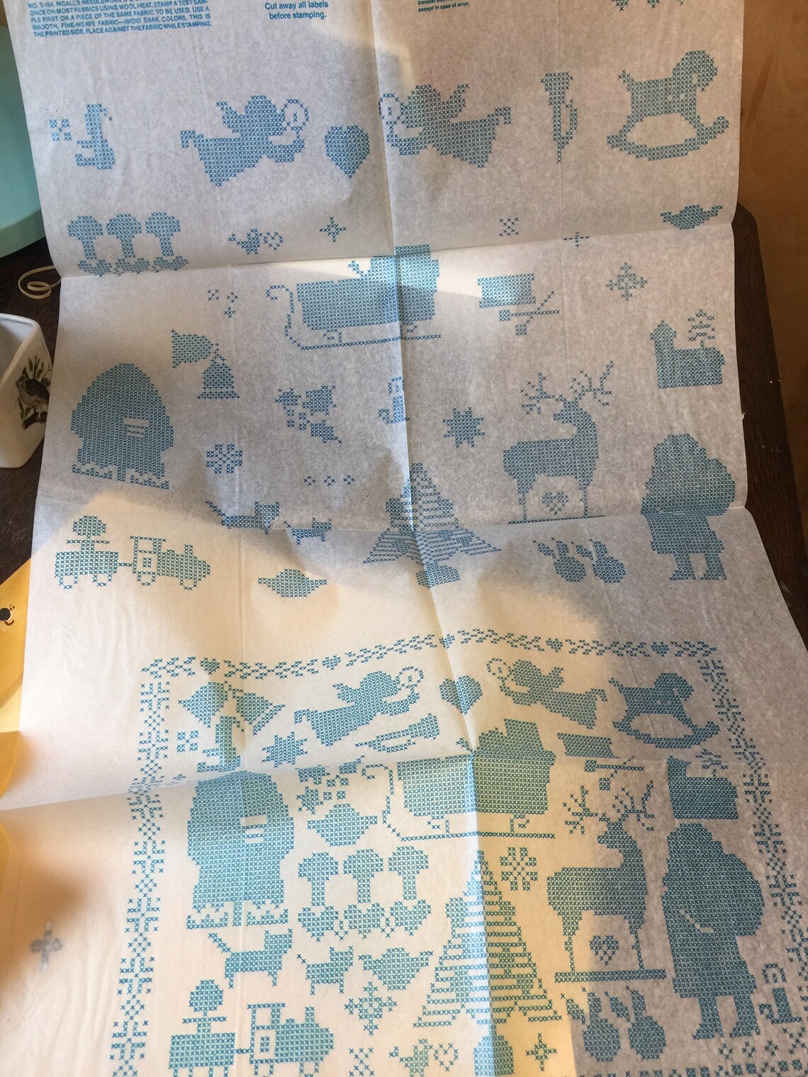 Children's Pictures STAMPED Embroidery Pattern - Etsy