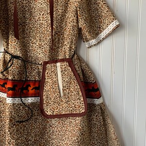 First Nations Child 8-10 Trade Cloth DRESS With Pocket on Sash. Pow Wow ...