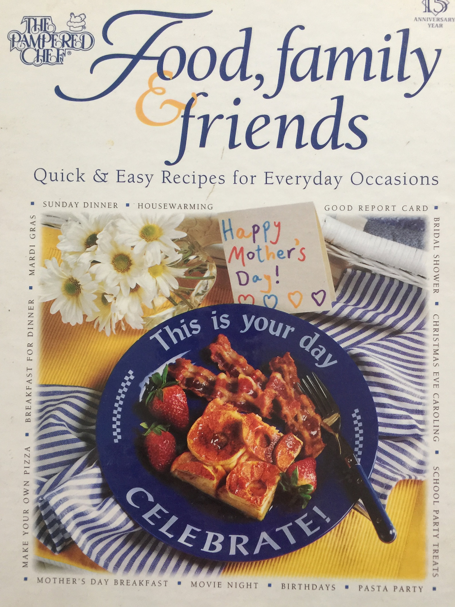 FOOD, FAMILY & Friends, Recipes From Pampered Chef. - Etsy