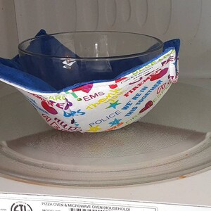 Doctors Nurses Police First Responders Caregivers BOWL COZY 8 Inch ...