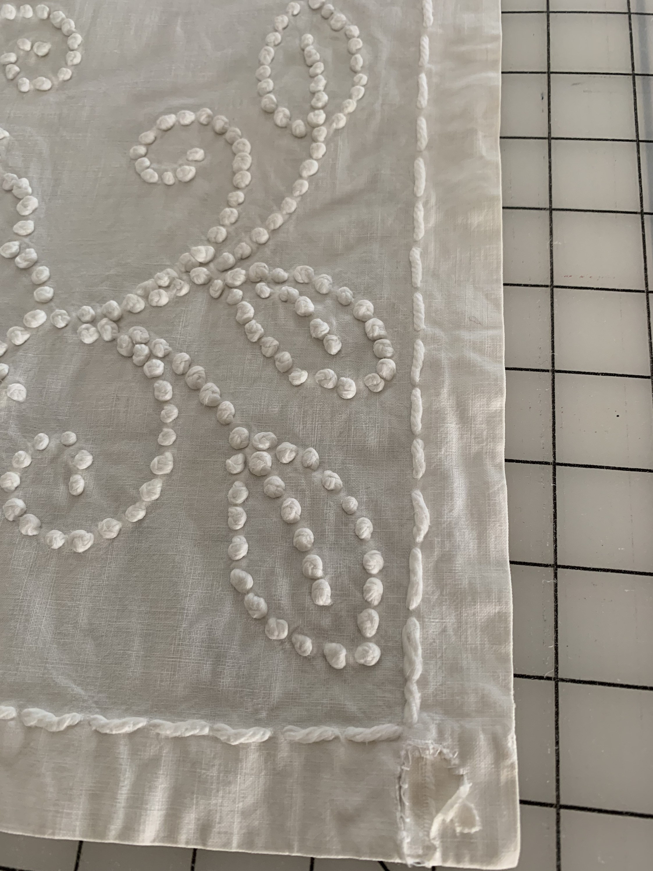 Window Door Curtain Panels Raised French Knots Floral - Etsy