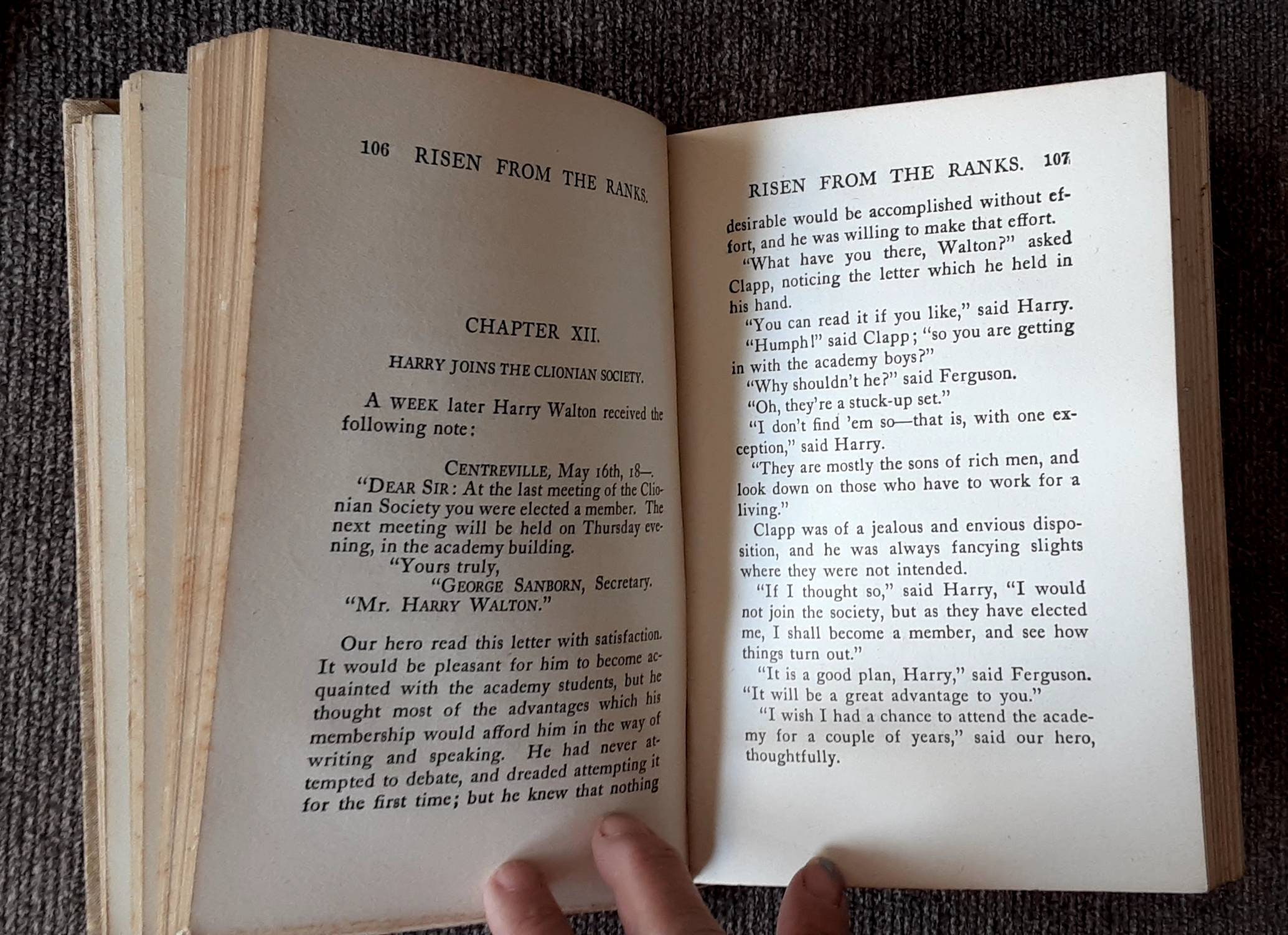 Alger Risen From The Ranks The Story of Harry Walton's | Etsy