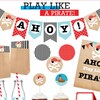 Pirate Party Printable | Pirate Theme Party Decorations | Ahoy Matey ...