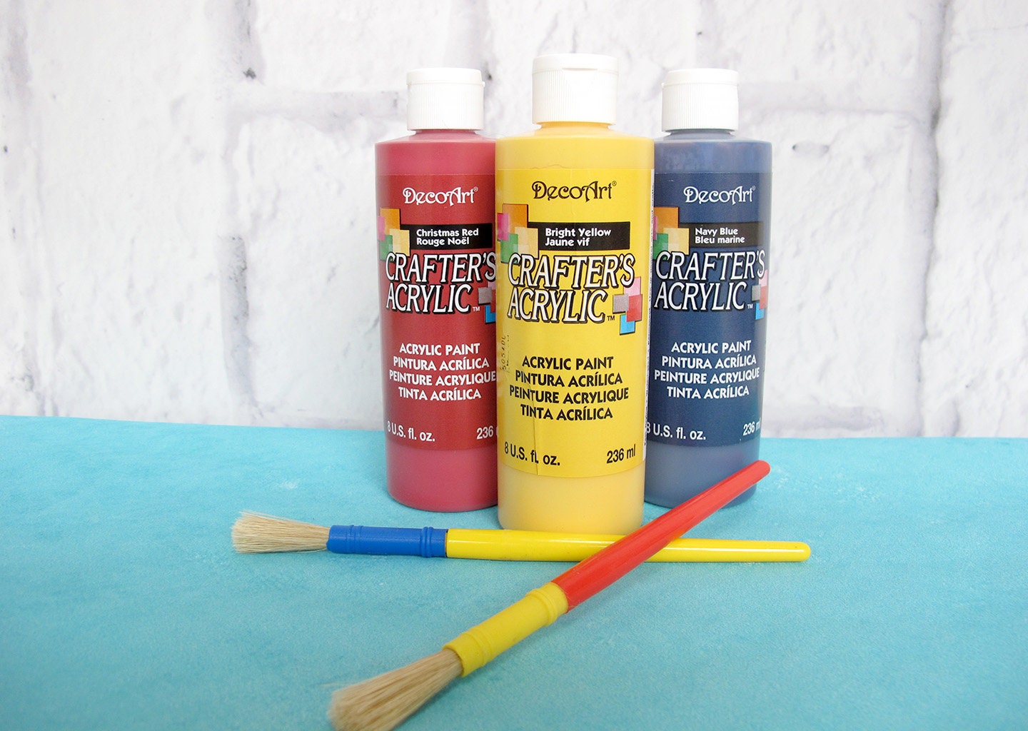 Decoart Acrylic Crafters Paint | Holiday Green Paint | Kids Art Party ...