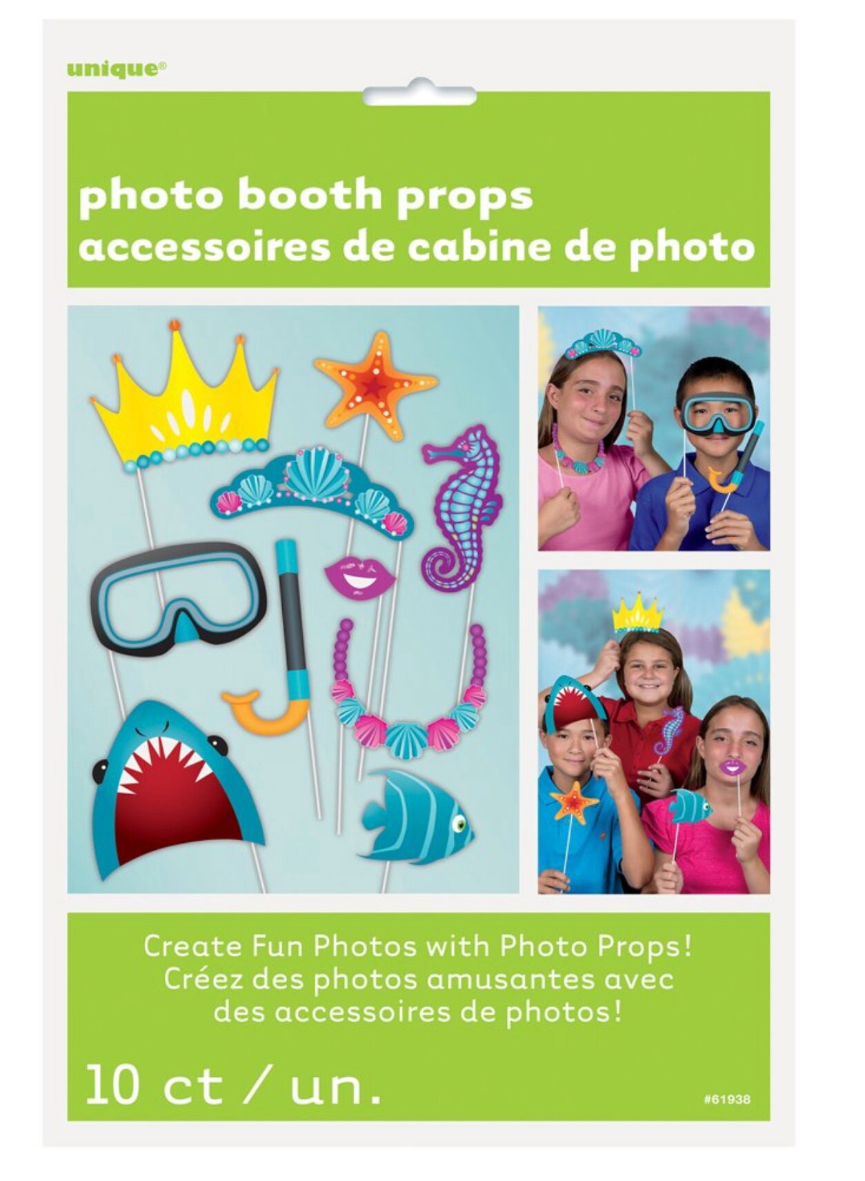 Under the Sea Photo Booth Props | Mermaid Party Photo Decor | Mermaid ...