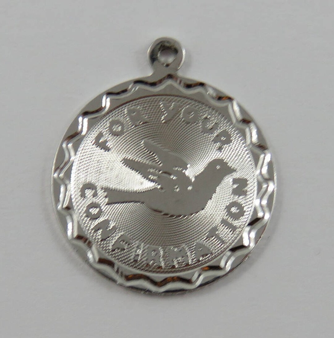 Dove for Your Confirmation Sterling Silver Vintage Charm for Bracelet ...
