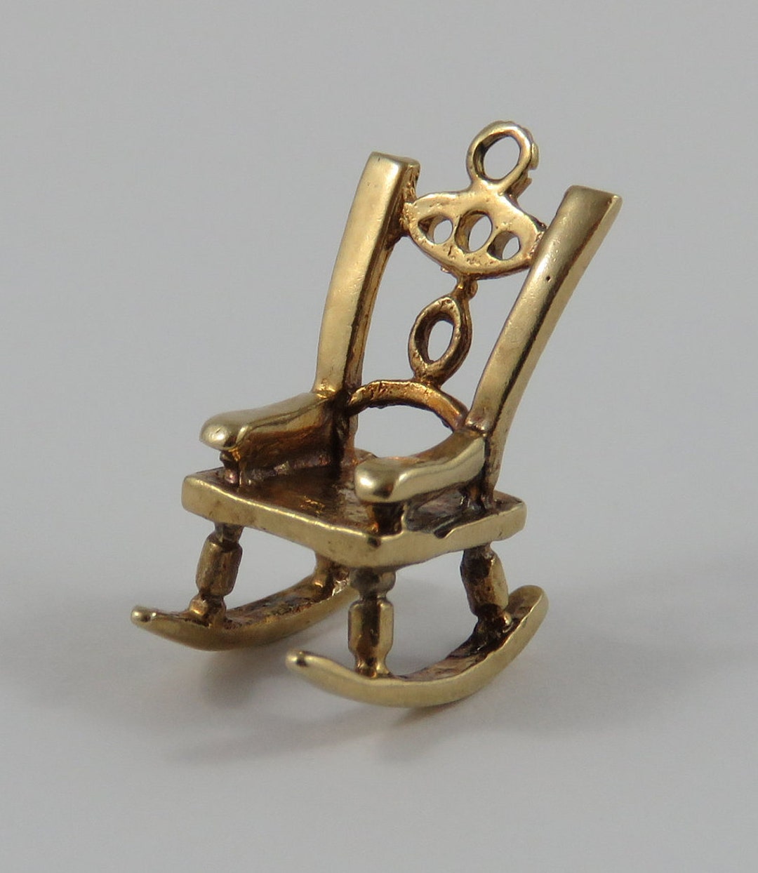Rocking Chair 10K Gold Vintage Charm for Bracelet - Etsy