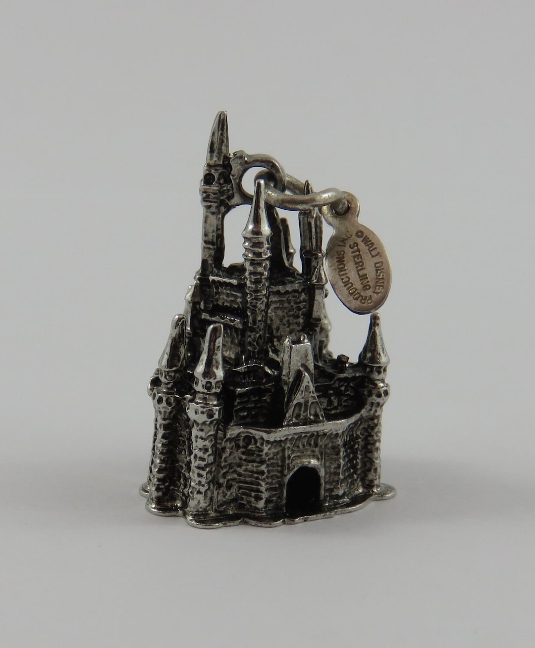 Disneyland Cinderella's Castle Walt Disney Productions Sterling Silver ...