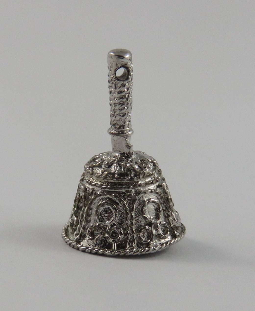 Ringing Dinner Bell Mechanical Sterling Silver Vintage Charm - Etsy