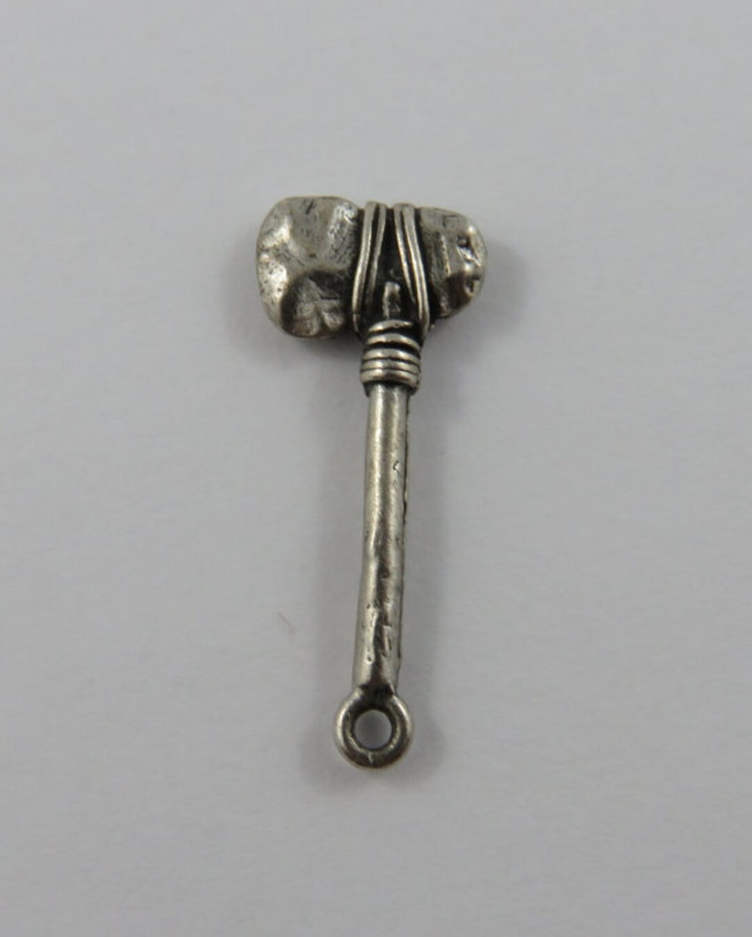 Man Made Stone Wire Axe Silver Vintage Charm for Bracelet - Etsy