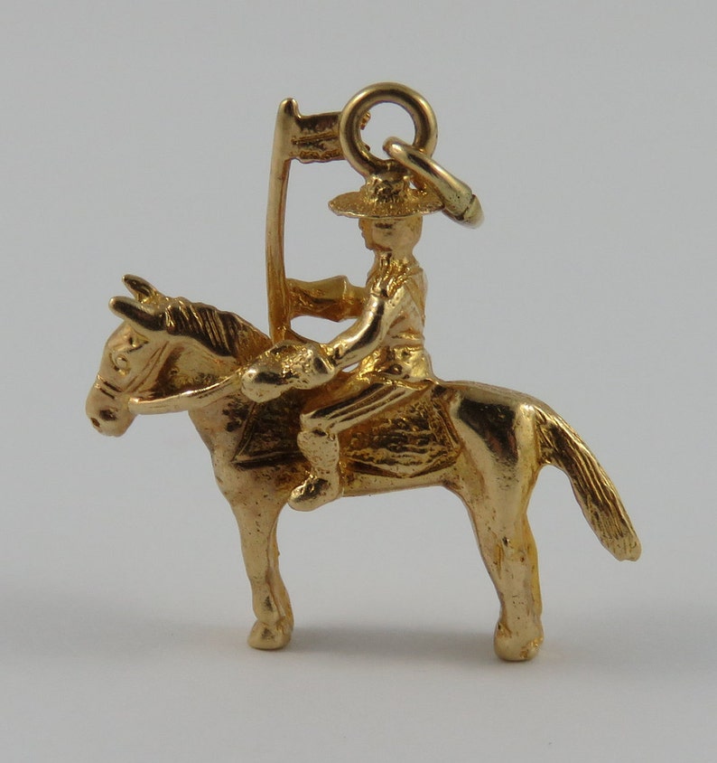 Royal Canadian Mounted Police RCMP 14K Gold Vintage Charm - Etsy