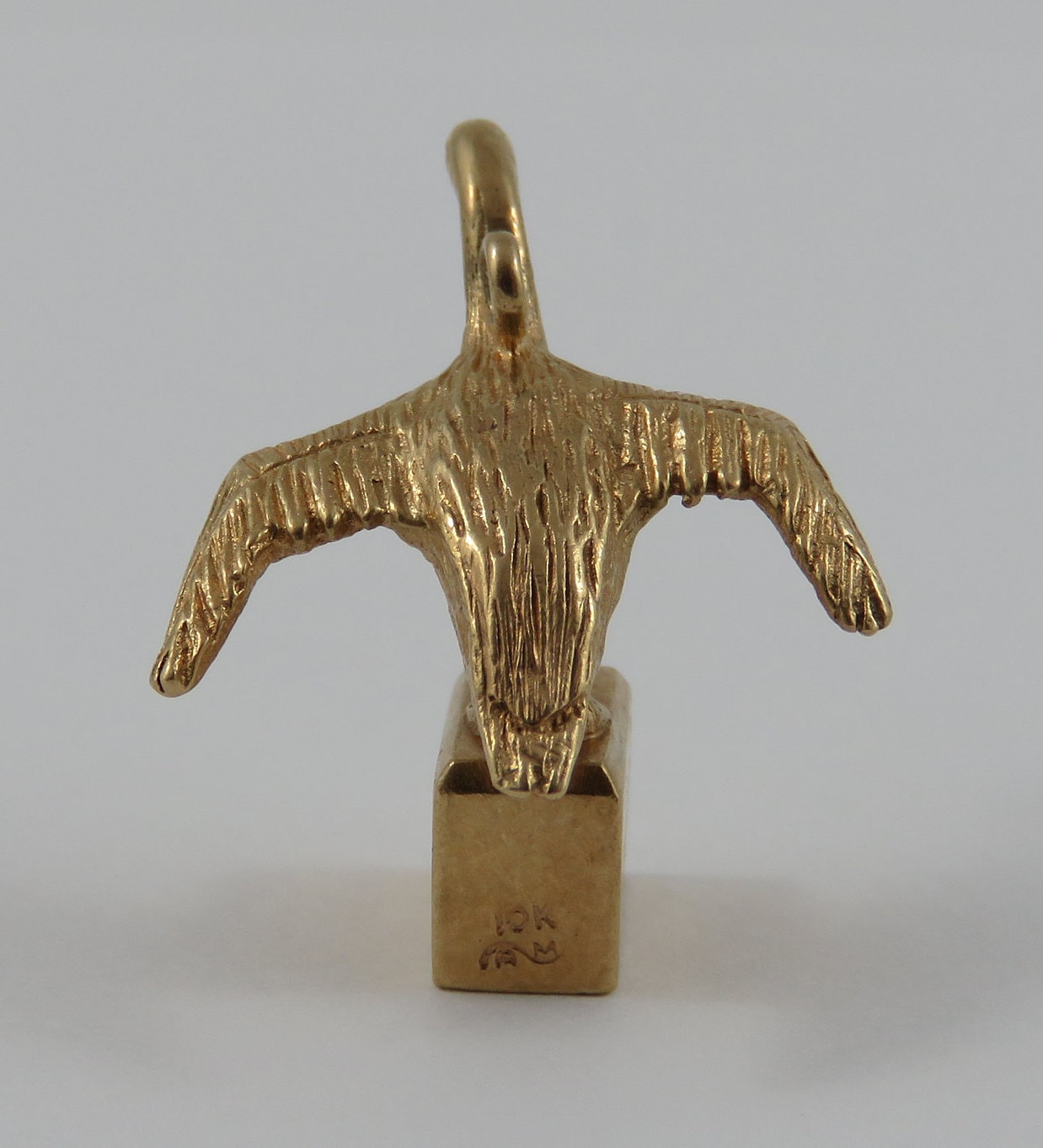 Wawa Canada Goose Statue Wawa Ontario 10K Gold Vintage Charm | Etsy