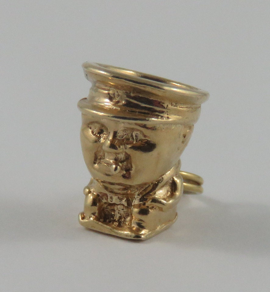 Winston Churchill Toby Jug 14K Gold Vintage Charm for Bracelet - Etsy