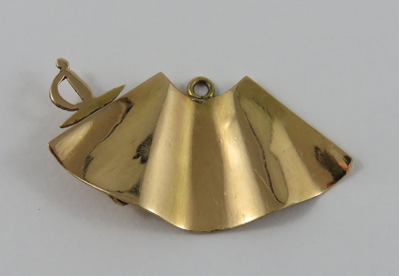 Bull Fighter Sword & La Muleta 18K Gold Vintage Charm for | Etsy