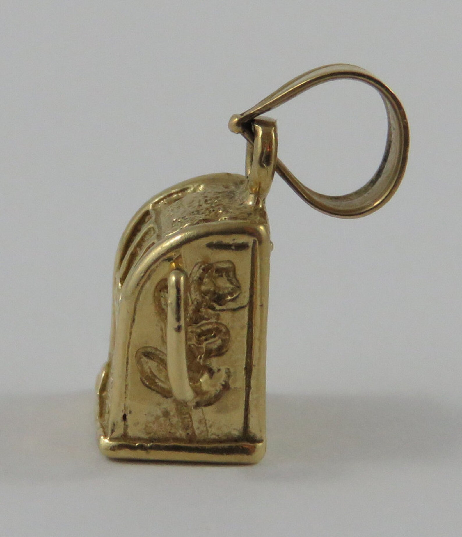 Slot Machine 14K Gold Vintage Charm for Bracelet - Etsy