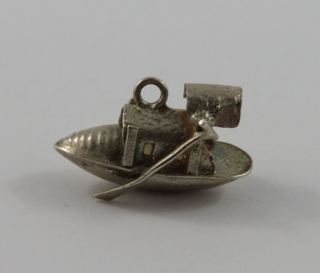 Chinese Junk/sampan Boat Silver Vintage Charm for Bracelet - Etsy Singapore