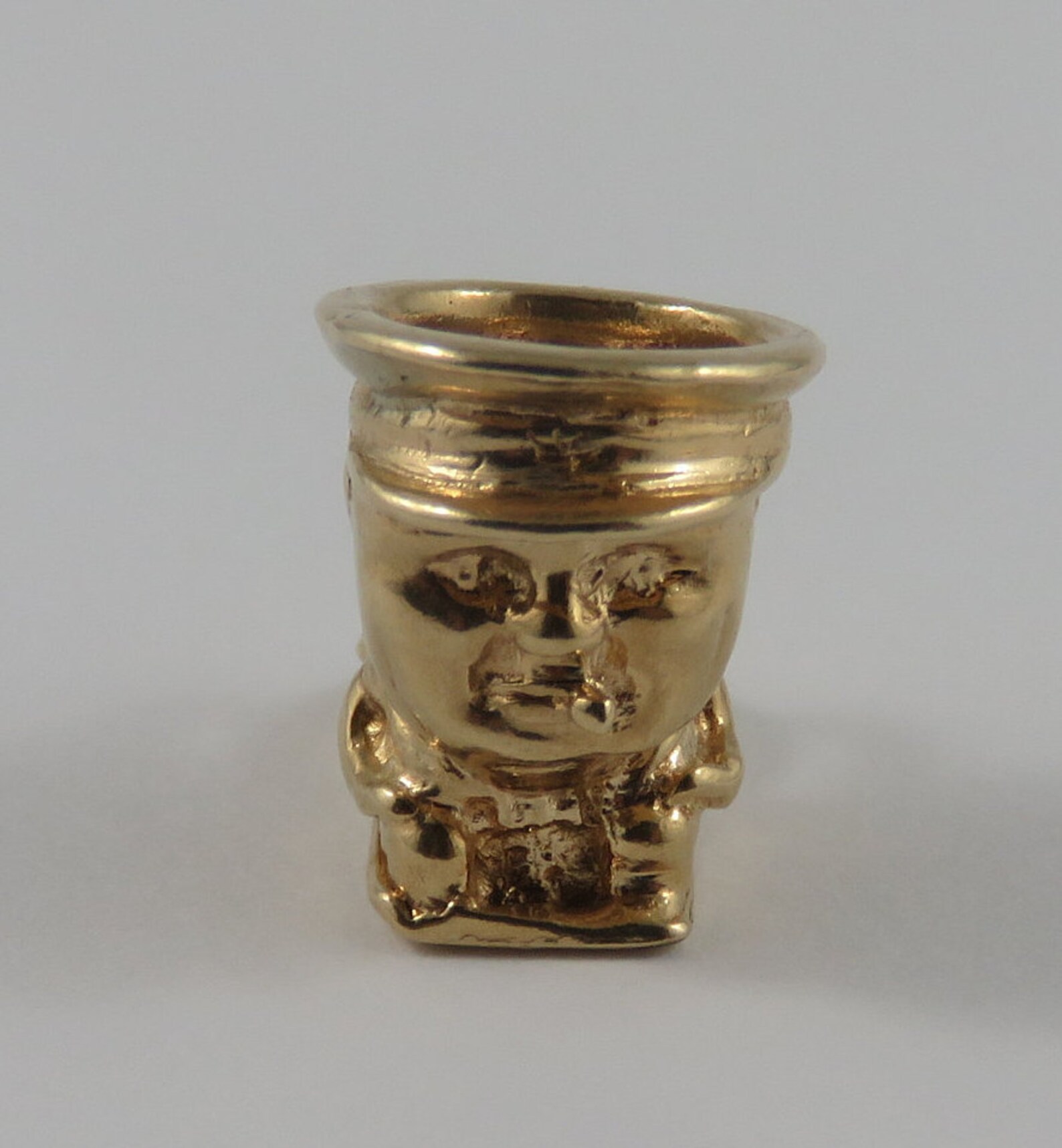 Winston Churchill Toby Jug 14K Gold Vintage Charm for Bracelet - Etsy