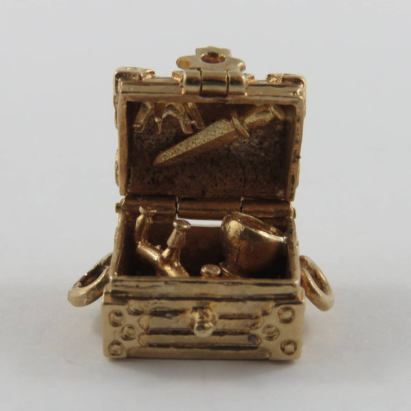 Gold Treasure Chest - Etsy