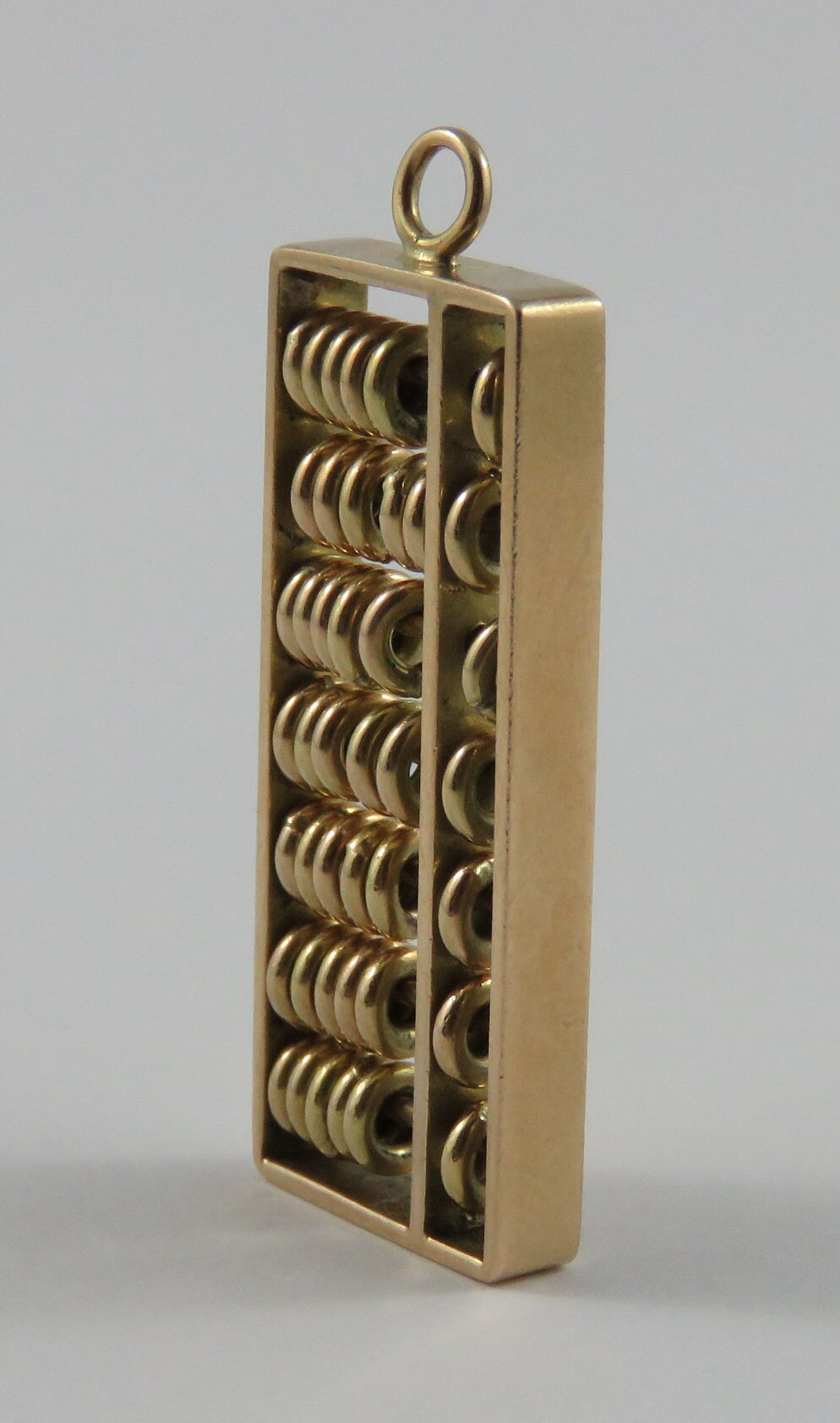 Large Abacus Mechanical 14K Gold Vintage Charm for Bracelet - Etsy
