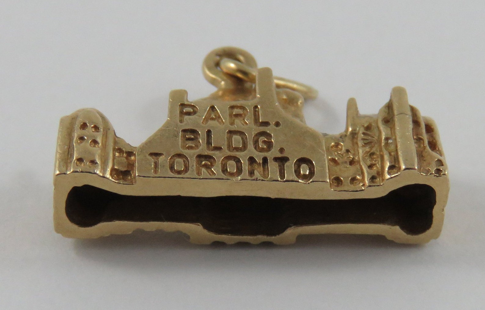 Parliament Building Toronto 10K Gold Vintage Charm for | Etsy