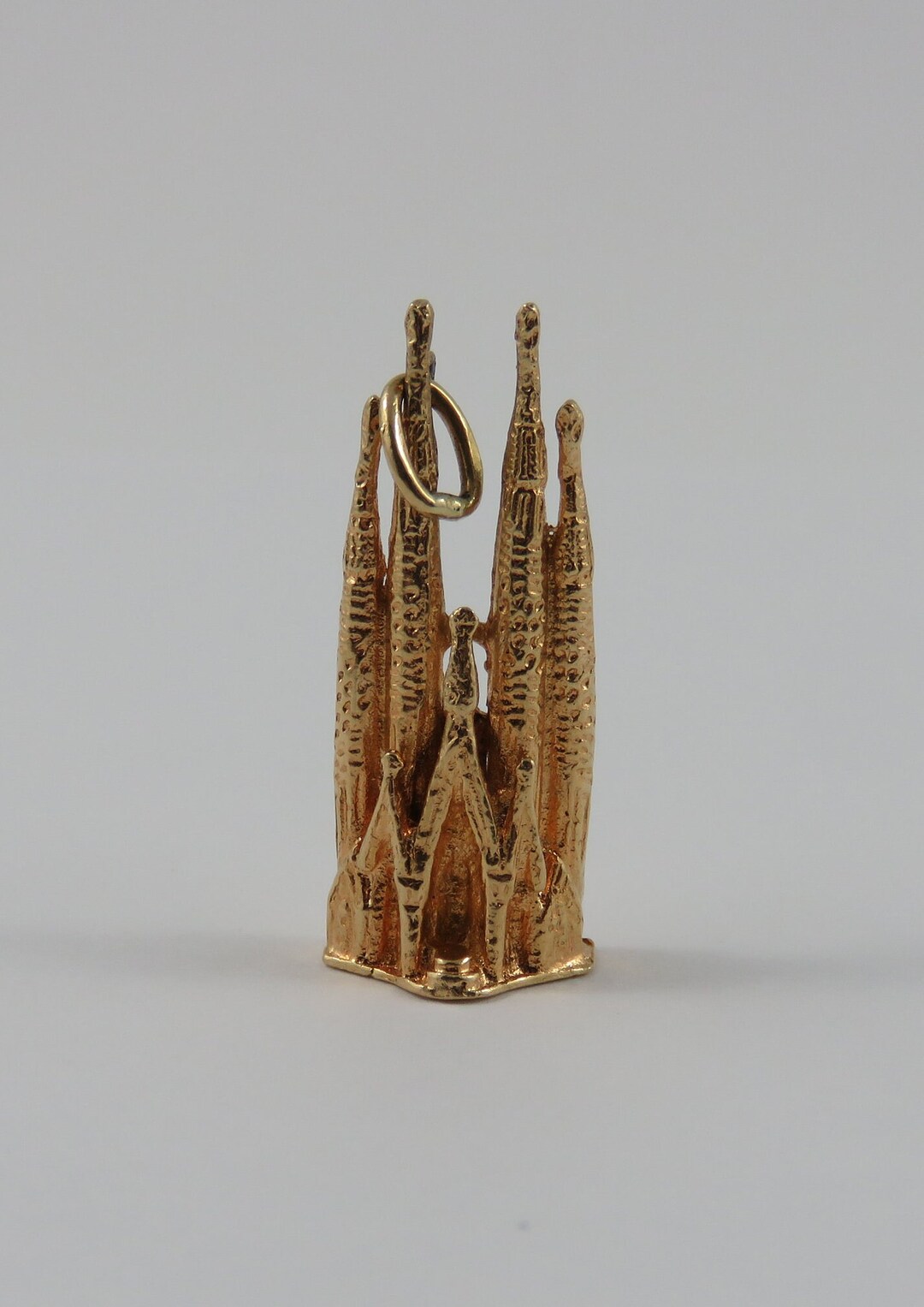 Sagrada Familia Towers 18K Gold Vintage Charm for Bracelet - Etsy