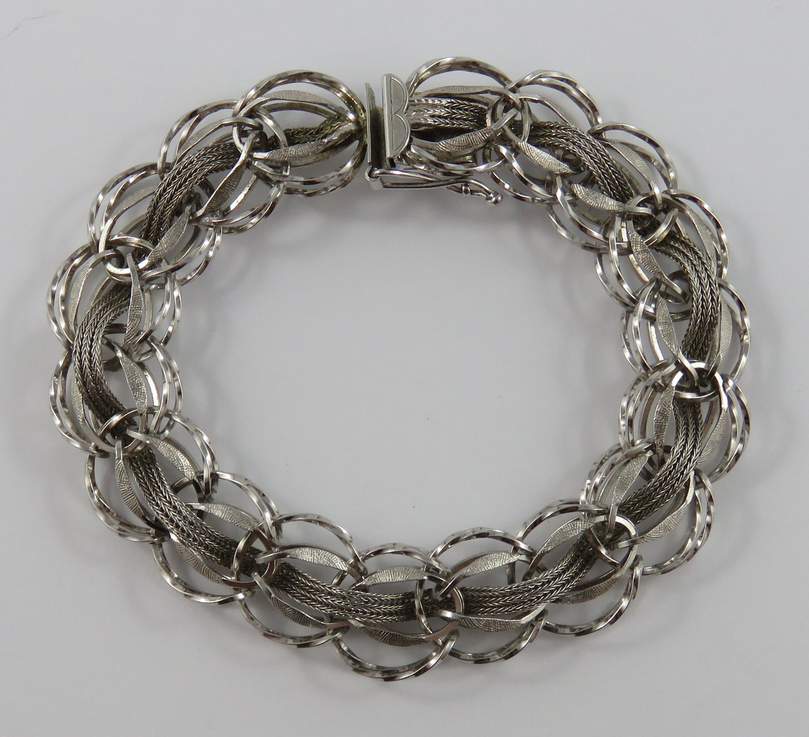 7 3 4 Vintage Sterling Silver Charm Bracelet Without Charms