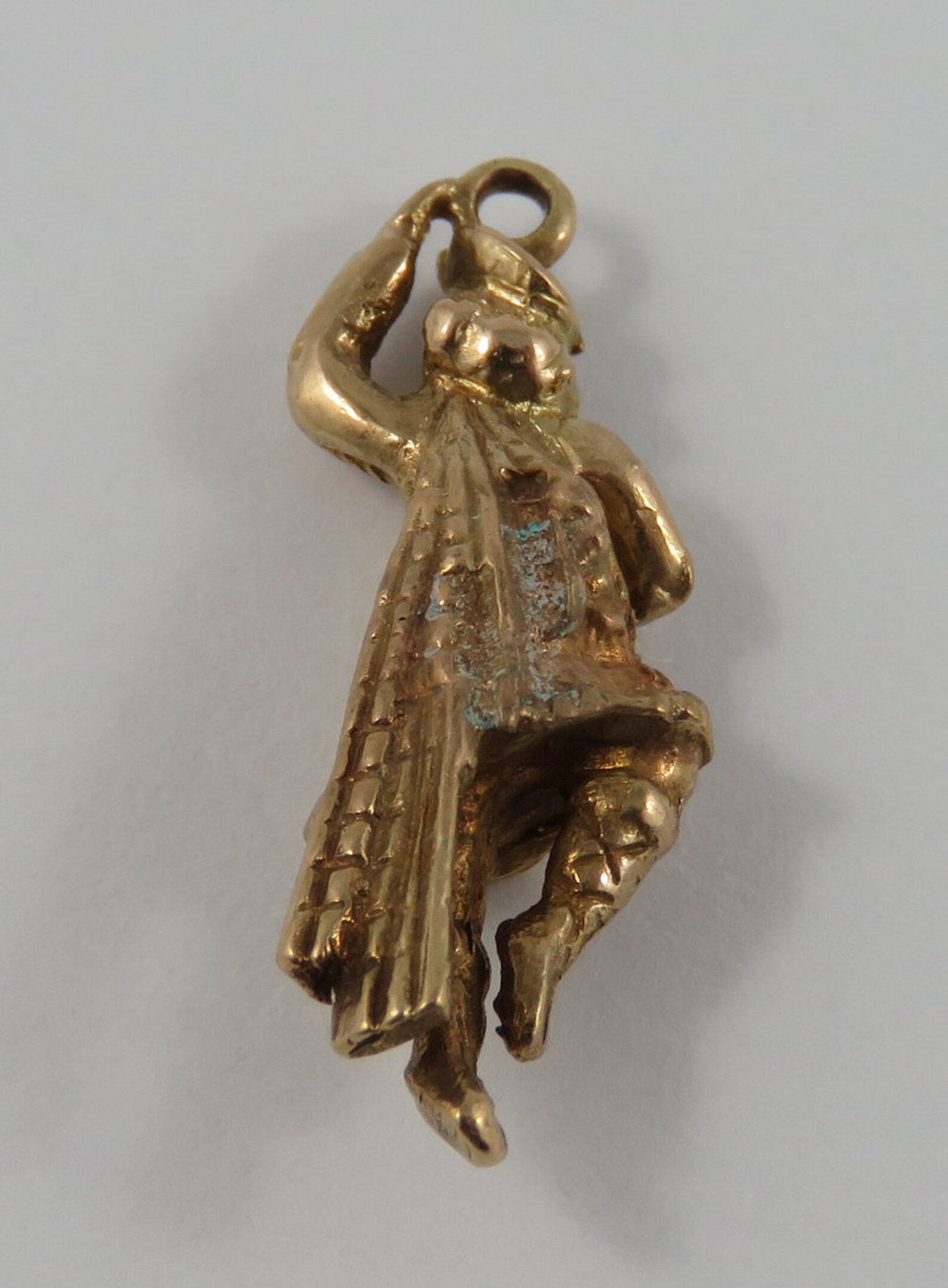 Scottish Dancer 9K Gold Vintage Charm for Bracelet | Etsy