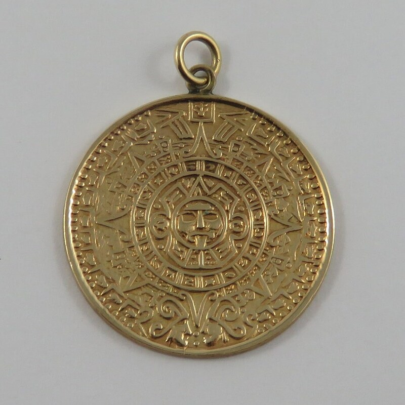 Gold Aztec Calendar - Etsy