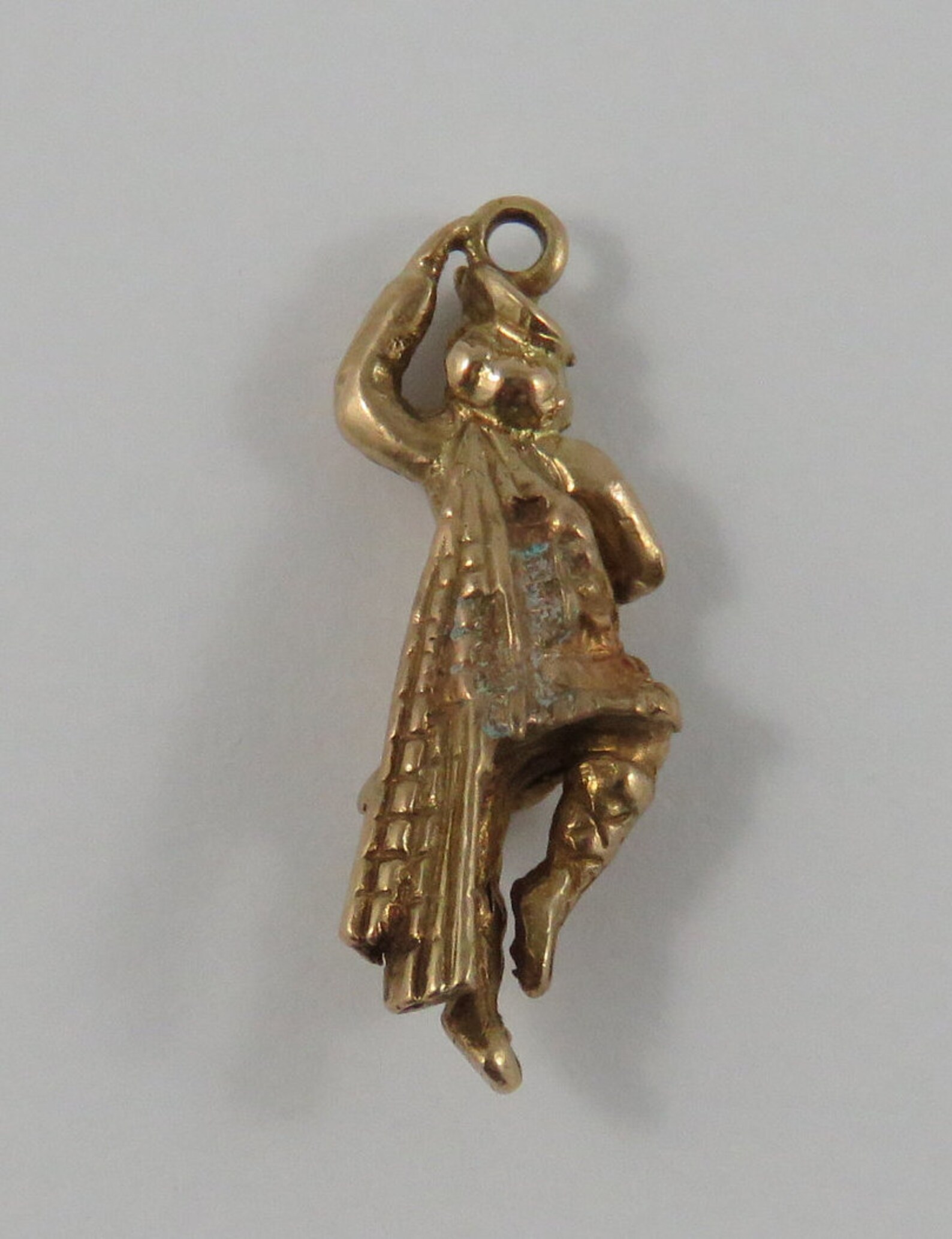 Scottish Dancer 9K Gold Vintage Charm for Bracelet | Etsy