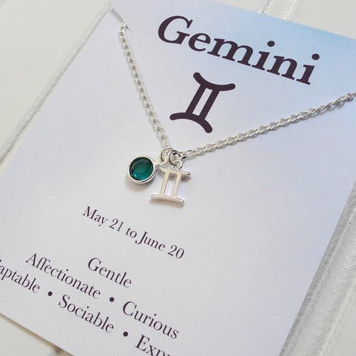 Gemini Keychain Zodiac Sign Key Chain Gift for Birthday - Etsy Canada