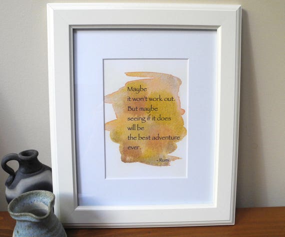 Inspirational Quote Wall Art The Best Adventure Wall Art | Etsy