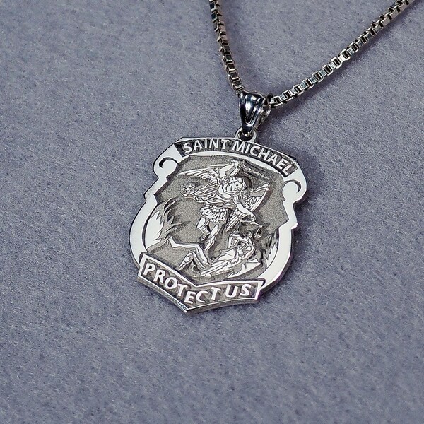 St Michael Medal - Etsy