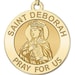 Saint Deborah Round Religious Medal | Etsy