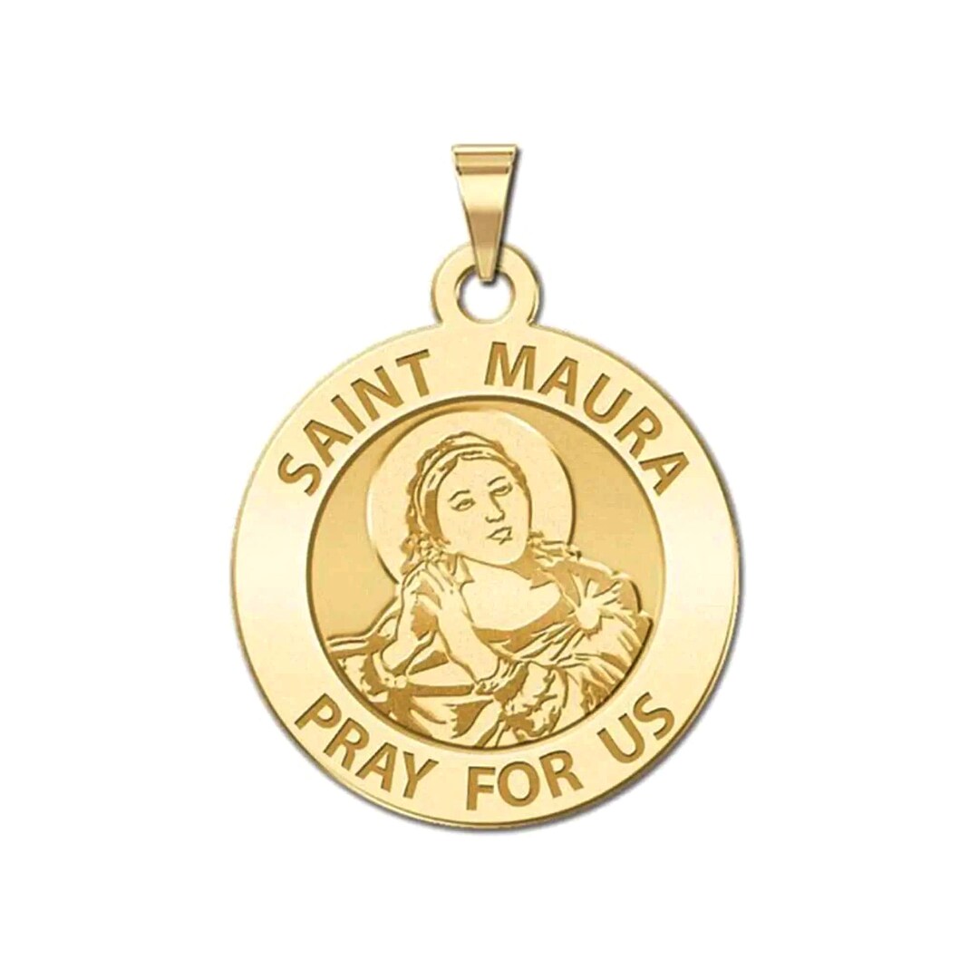 Saint Maura Religious Medal - Etsy