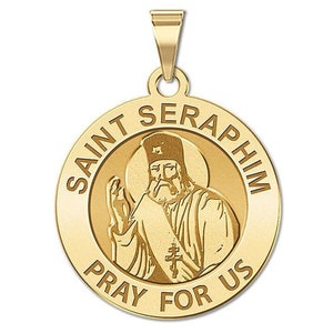 Saint Seraphim Religious Medal - Etsy
