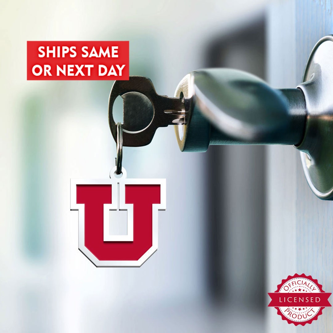 University of Utah U Keychain - Etsy