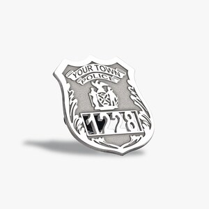 Police Pin - Police Lapel Pin - Police Badge Pin - Personalized Police ...