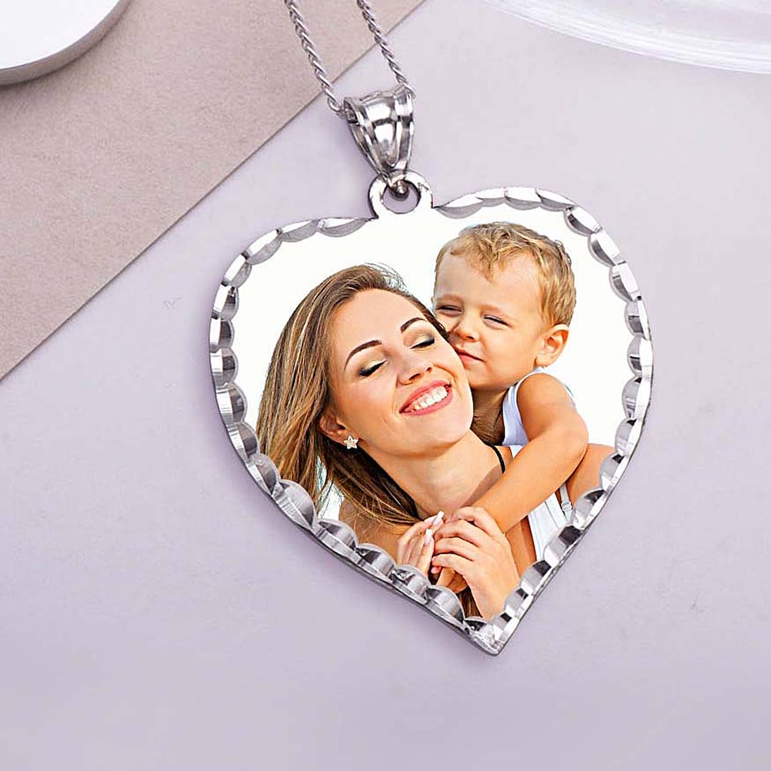 Photo Necklace • Personalized Photo Necklace • Necklace With Picture ...