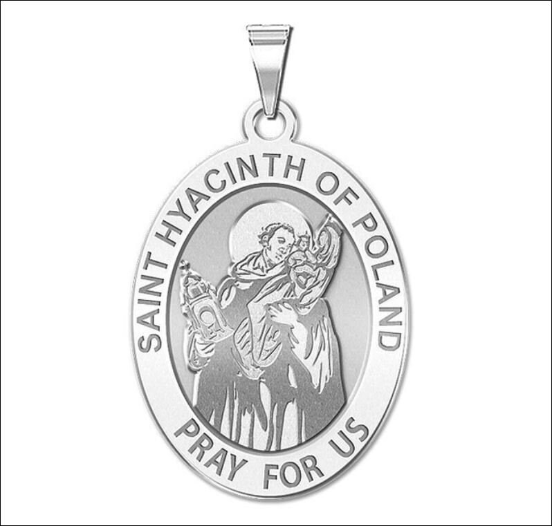 Saint Hyacinth of Poland OVAL Religious Medal - Etsy