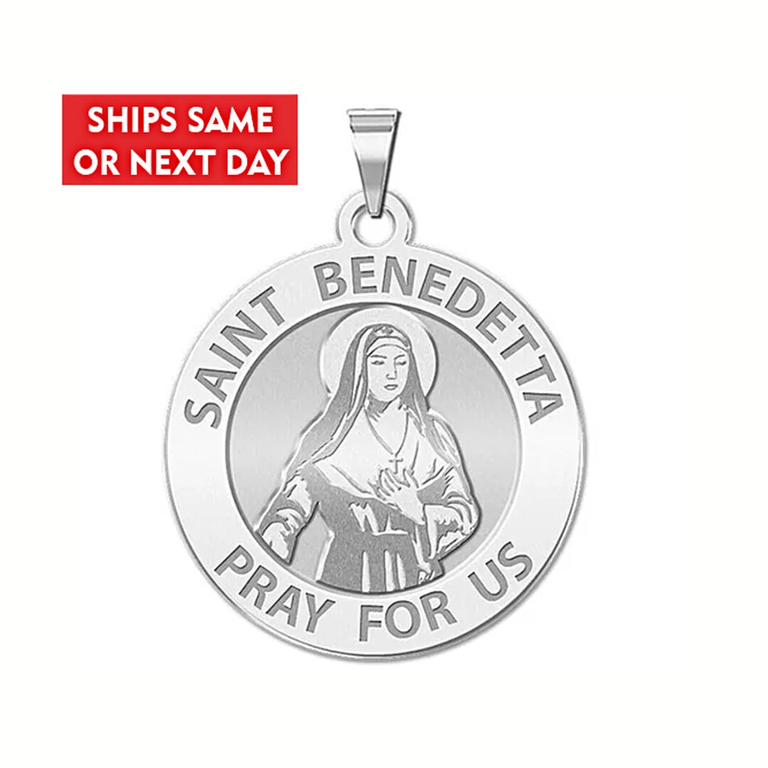 Saint Benedetta Cambiagio Frassinello Round Religious Medal - Etsy