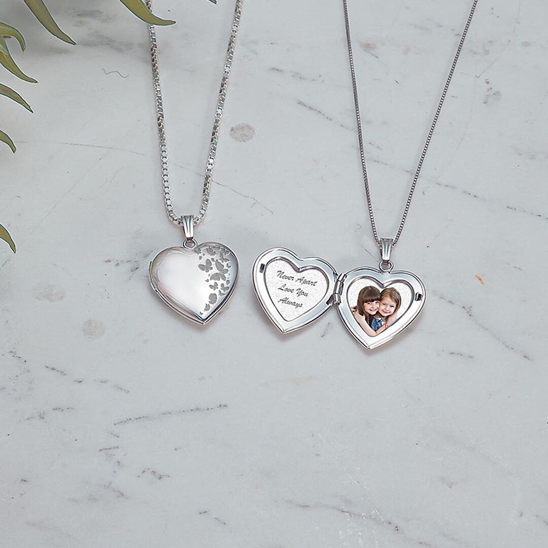 Locket • Butterfly Locket • Butterfly Necklace, Locket With Butterflies ...
