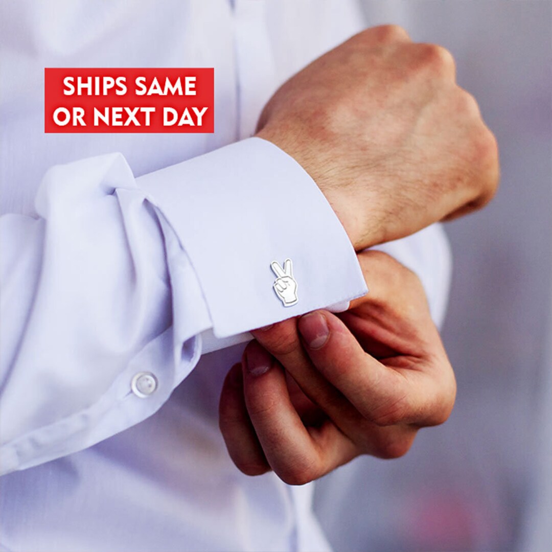 Pair of USC Fight on Fingers Cufflinks - Etsy