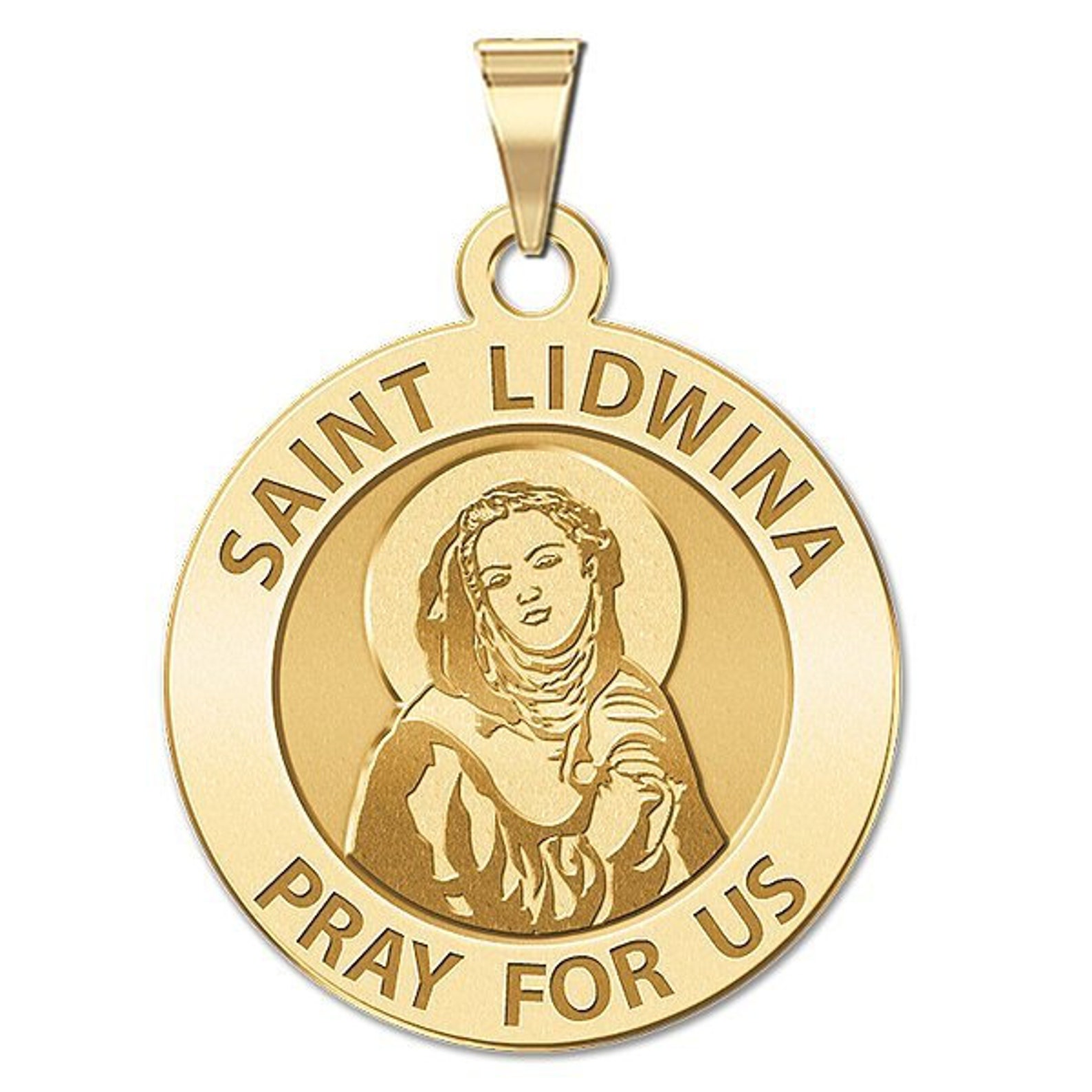 Saint Lidwina Religious Medal - Etsy