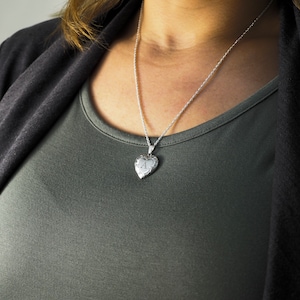 Initial Locket • Silver Initial Locket Necklace • Initial Necklace ...