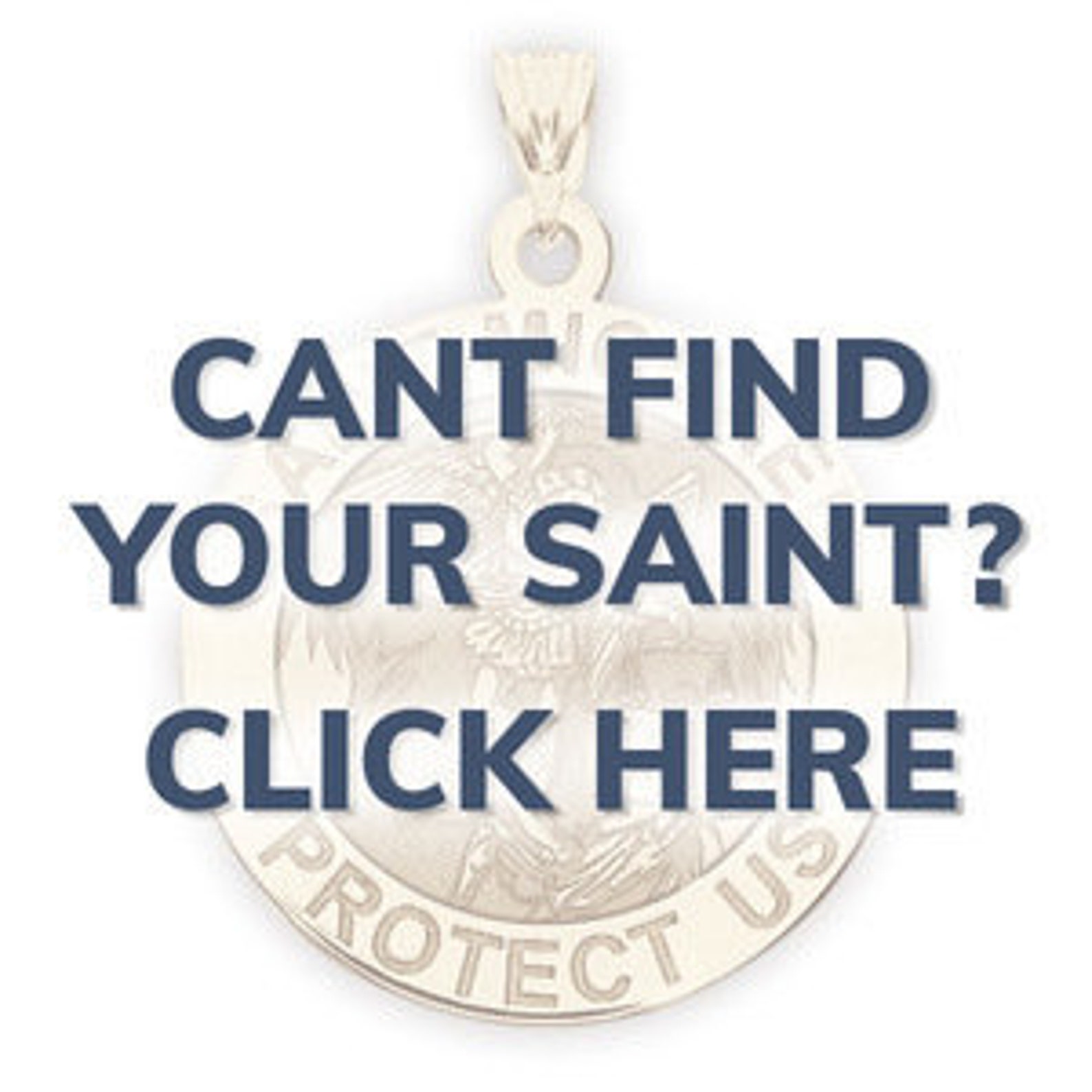 Custom round Saint Religious Medal Not Pictured | Etsy