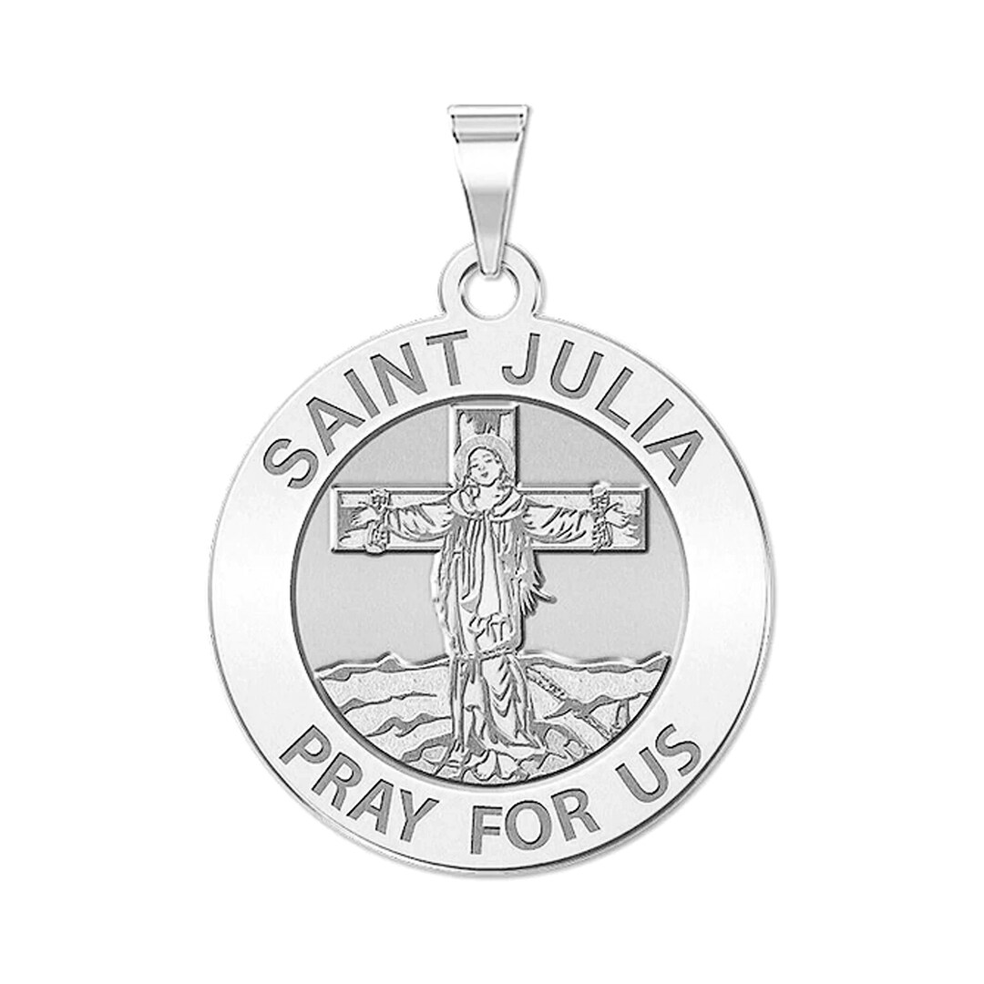 Saint Julia of Corsica Religious Medal - Etsy