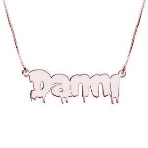 Custom Drip Bubble Nameplate - Etsy