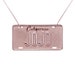 Personalized License Plate Necklace • License Plate Jewelry • Mini ...