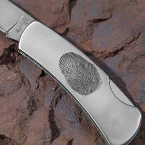 Personalized Fingerprint Knife Memorial Knife Custom Knife Custom ...